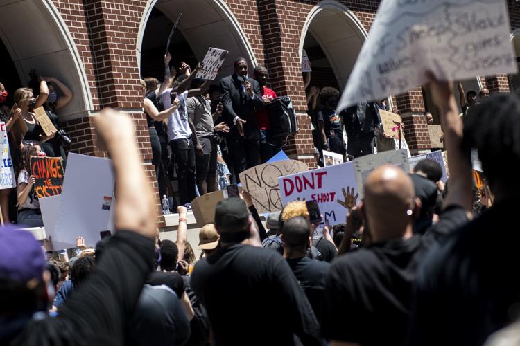 Hundreds protest in Lancaster city Saturday following George Floyd's ...