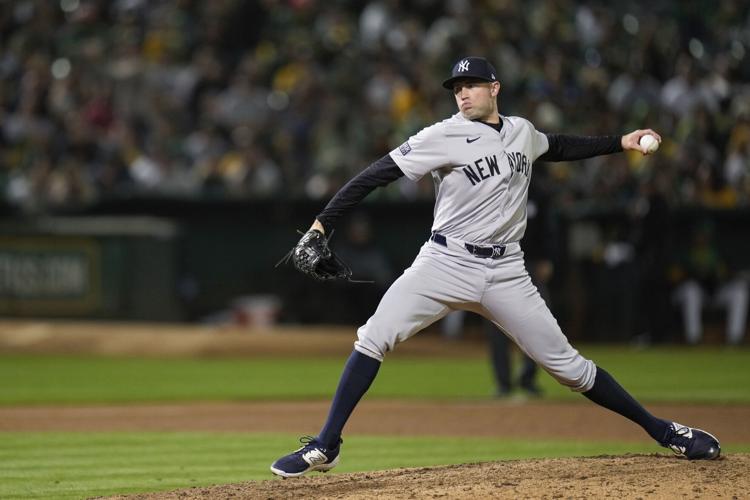 Millersville University grad pitches perfect 9th for Yankees vs ...