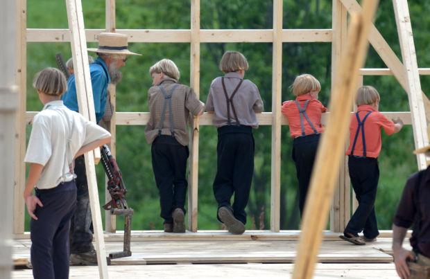 Photo Gallery: Amish Barn-Raising in Lancaster County | Local News ...