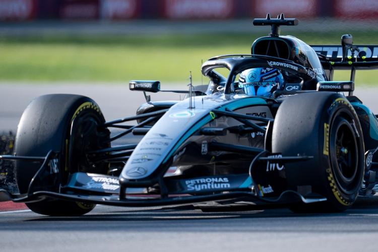Mercedes’ George Russell takes pole for F1 sprint race at Canadian ...