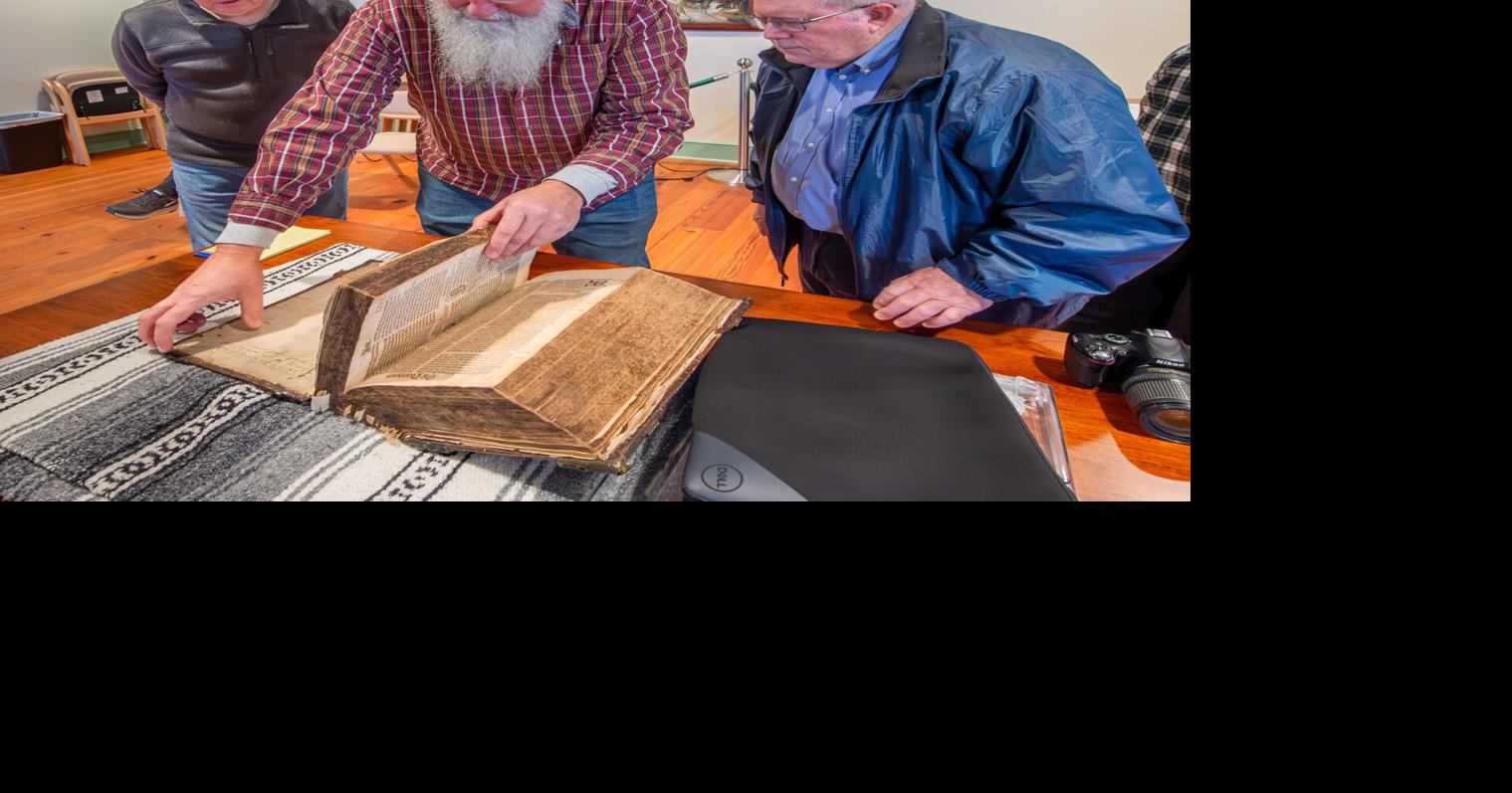 Check out this centuries-old Bible from the early days of Lancaster ...