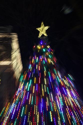 Lancaster city Christmas tree lights up the sky for 2025 [photos ...