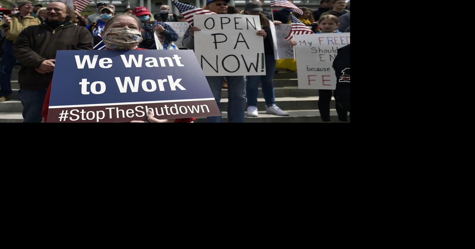 Scenes from ReOpen PA rally at State Capitol in Harrisburg [photos ...