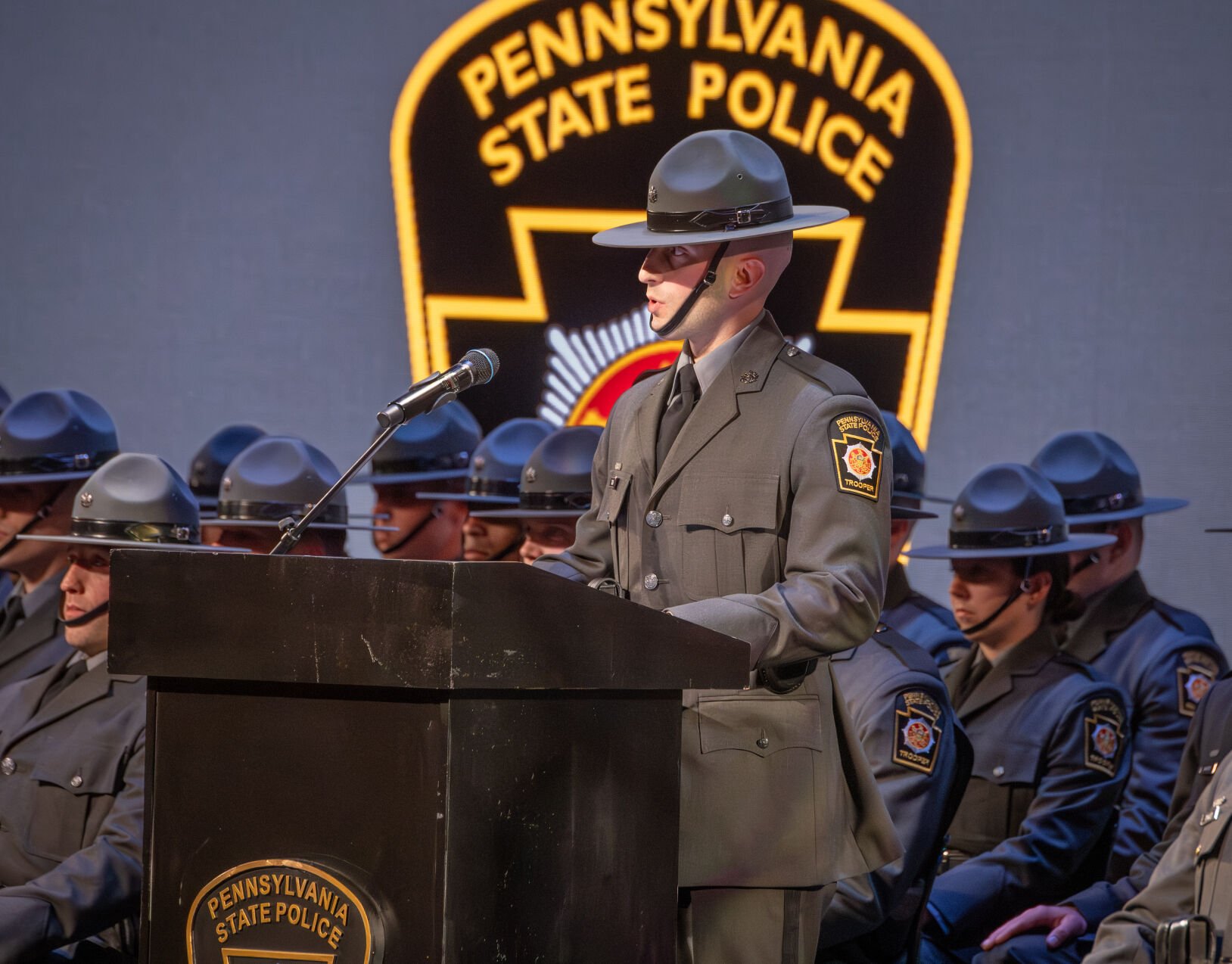 Pennsylvania State Police swears in new class of troopers [photos ...