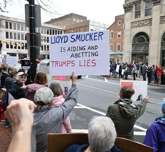 Photos from the Hands Off! protest in Lancaster | Local News ...