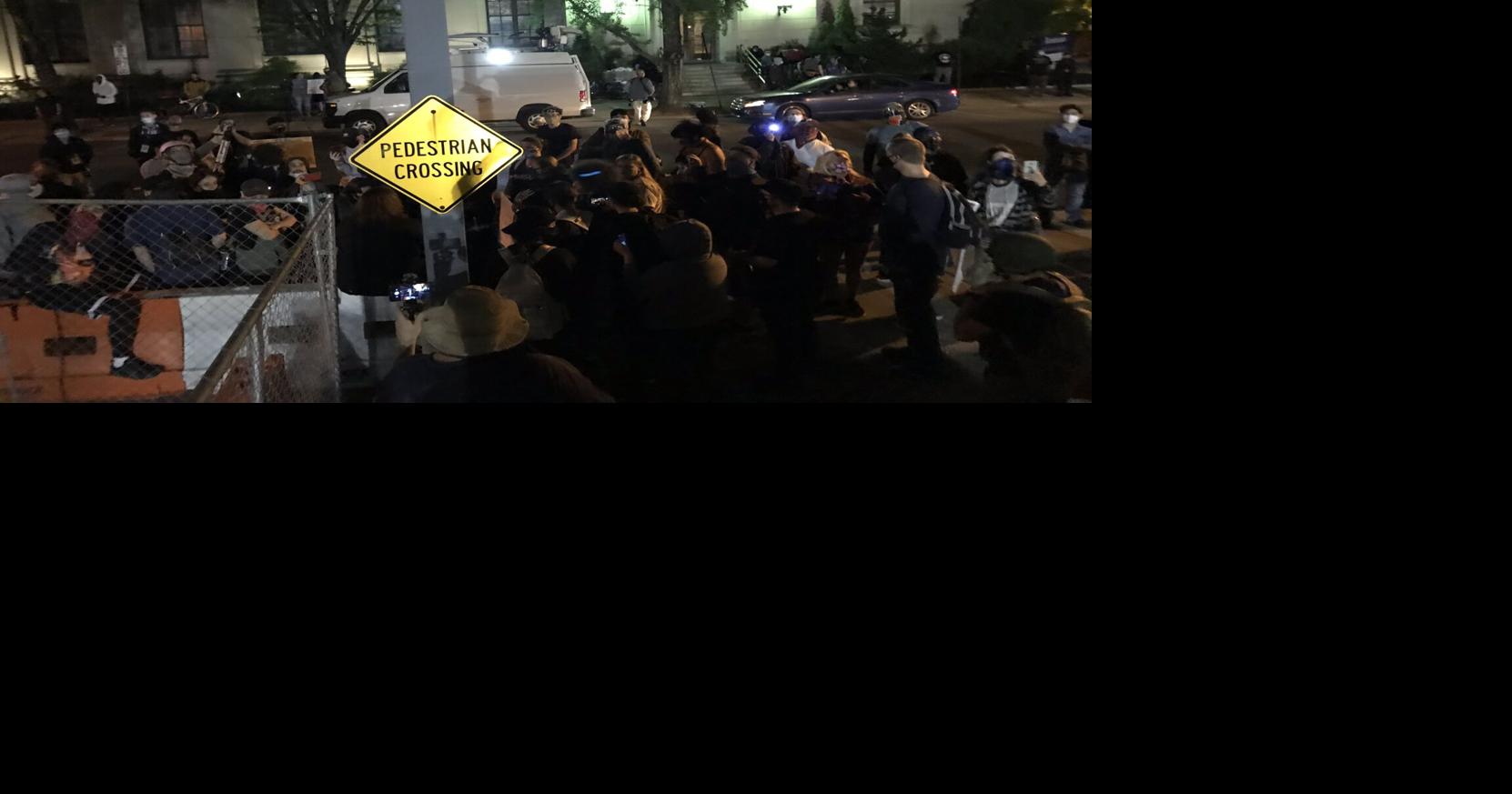 Pair arrested after second night of protests in Lancaster following ...