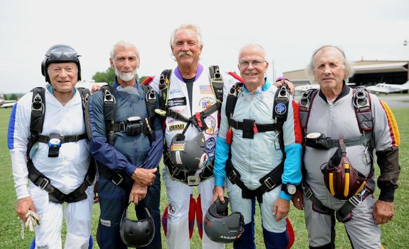 Group sets state skydiving record for Jumpers Over Seventy | Local News ...