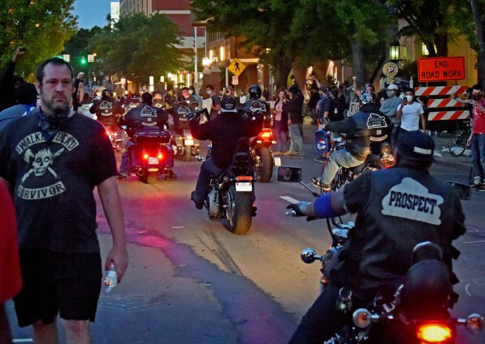 Protesters return to Lancaster city police station to protest Monday ...