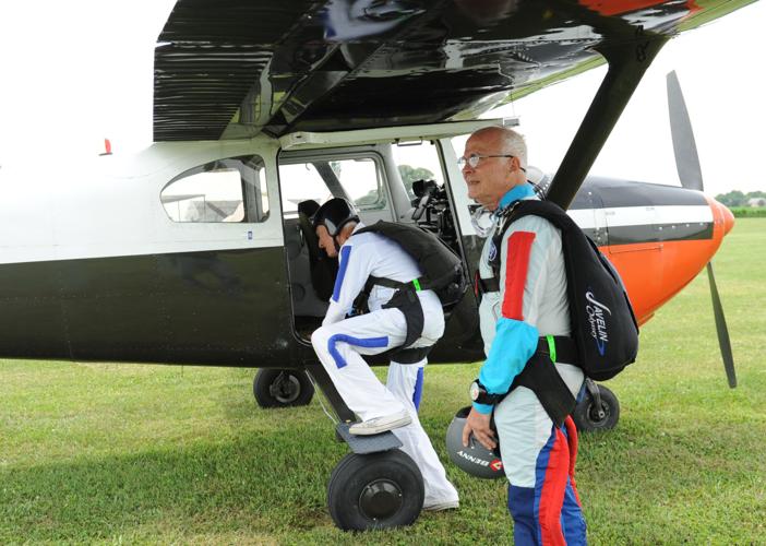 Group sets state skydiving record for Jumpers Over Seventy | Local News ...