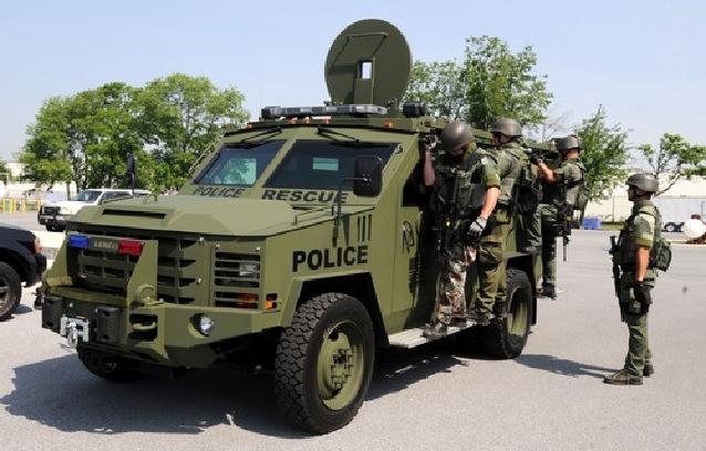 SERT's military-style armored vehicle is making appearances around ...