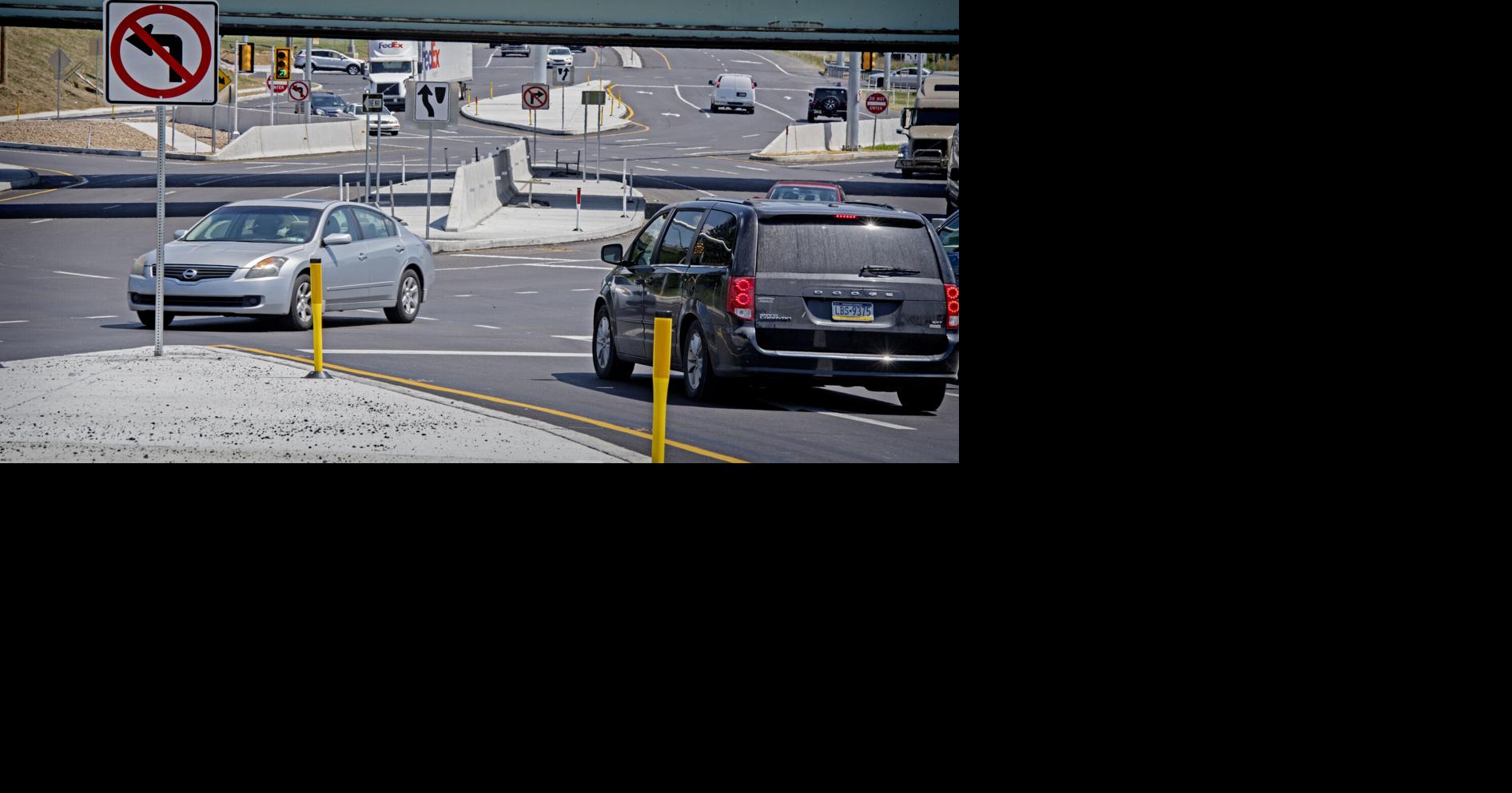 Lane closures at Route 222 diverging diamond bridges in Ephrata | Local ...
