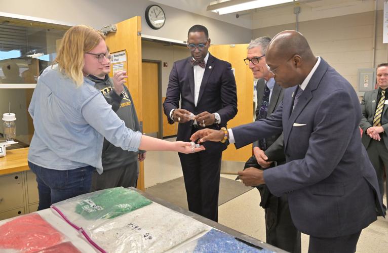Secretary of Education Khalid N. Mumin visits Millersville University [photos ...