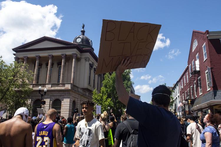 Hundreds protest in Lancaster city Saturday following George Floyd's ...
