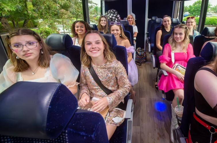 Packed 'Eras Engine' bus embarks for Philadelphia Taylor Swift concert ...