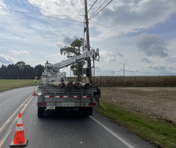 Snapped poles sit for 'months' in West Earl without repair [Lancaster ...