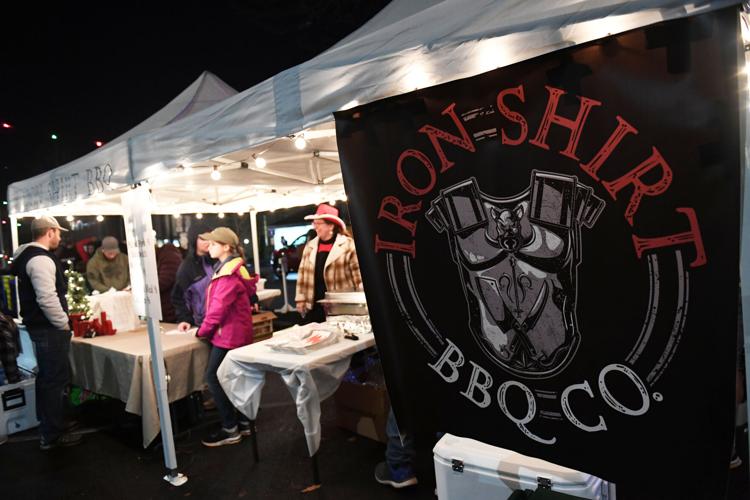 Annual Christmas tree lighting in historic square in Manheim Borough ...