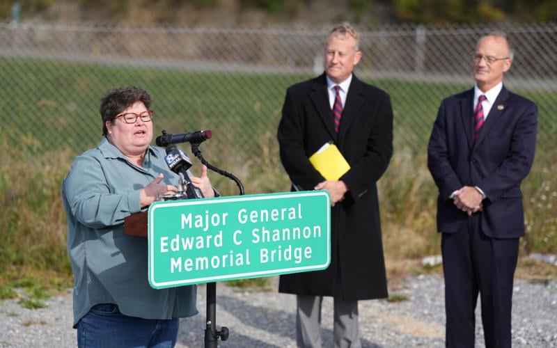 Bridge over Route 441 in Columbia dedicated to Maj. Gen. Ed Shannon ...