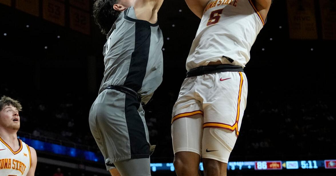 No. 8 Iowa State uses an early run to start 97-67 blowout against ...