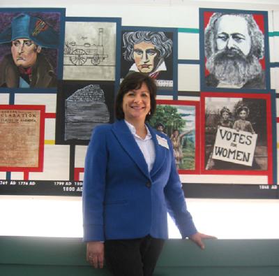 Mural in school library inspires Brownstown students | News ...