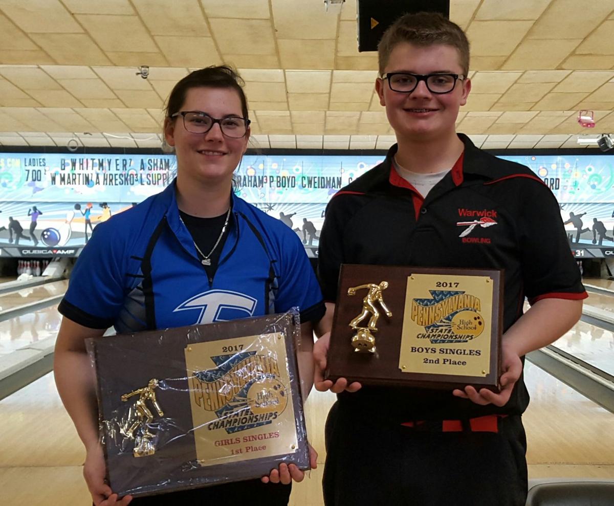 Elizabethtown's Olivia Farwell claims state girls singles bowling title ...