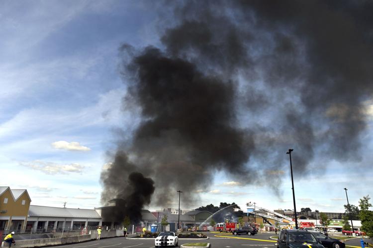 Construction site fire at Tanger Outlets in Lancaster County [photos ...