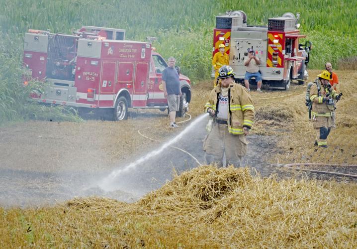 Farm equipment catches fire, sets field ablaze in Manor Township ...
