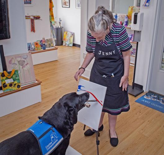 Puppy Picasso: Service dog dabbles in the arts while assisting ...