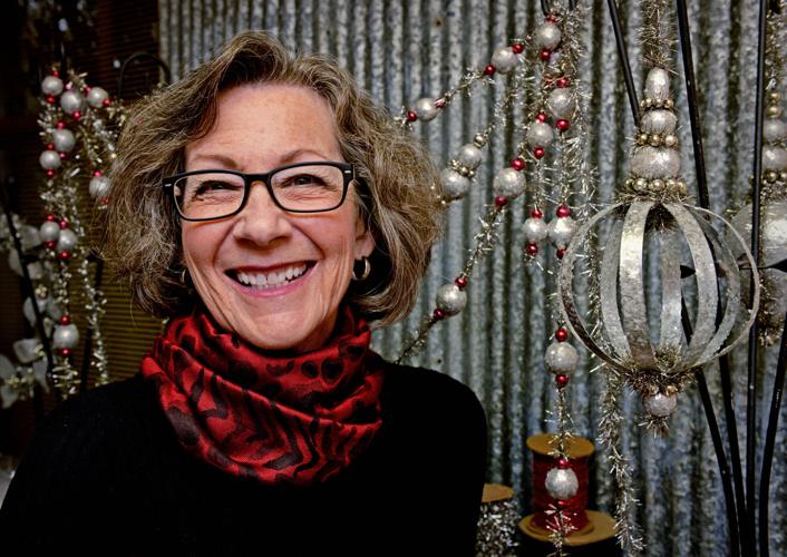 Artist creates a Christmas glimmer with ornaments made from vintage ...