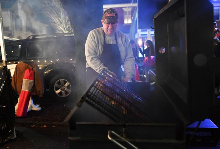 Annual Christmas tree lighting in historic square in Manheim Borough ...