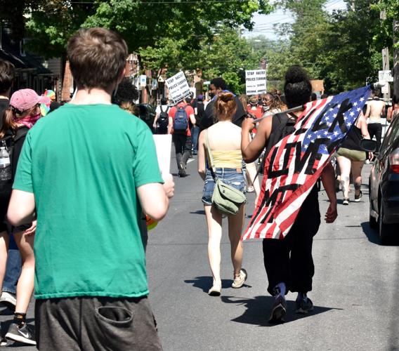 Hundreds protest in Lancaster city Saturday following George Floyd's ...