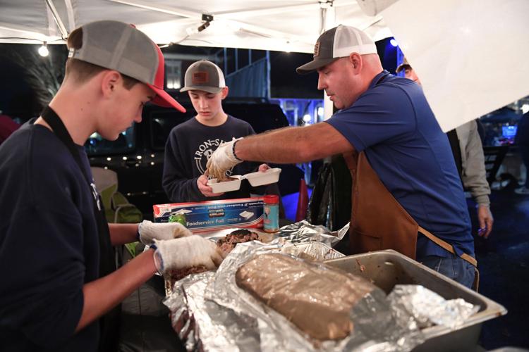 Annual Christmas tree lighting in historic square in Manheim Borough ...