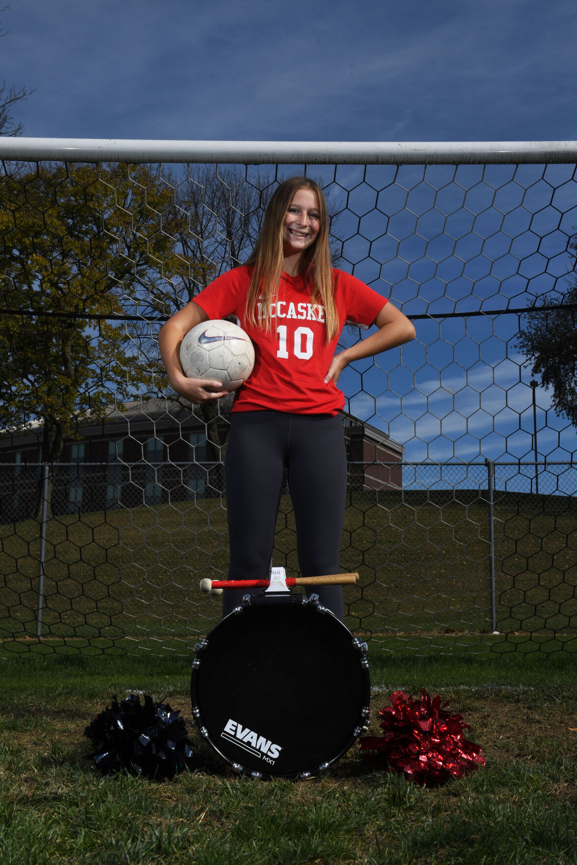 McCaskey sophomore trio turns triple play from soccer to cheerleading ...