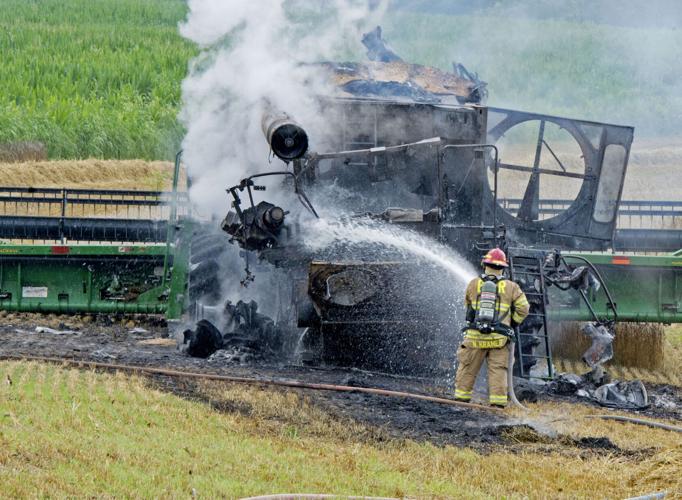 Farm equipment catches fire, sets field ablaze in Manor Township ...