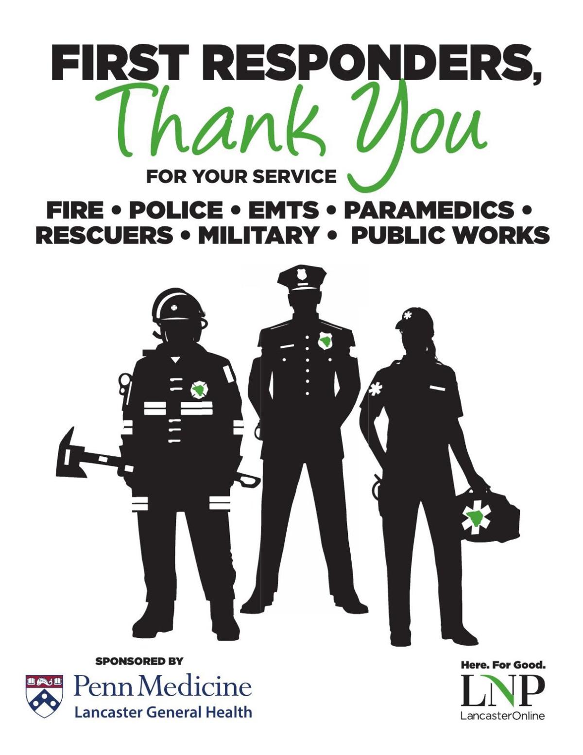 Show your support and thanks to Lancaster's first responders ...