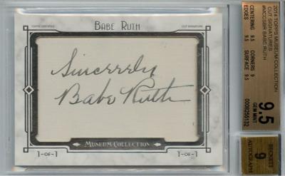 Babe Ruth autograph fetches $8,625 in online auction | Local News ...