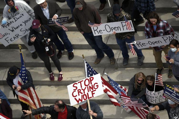 Scenes from ReOpen PA rally at State Capitol in Harrisburg [photos ...