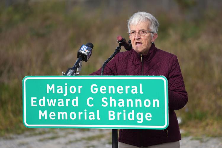 Bridge over Route 441 in Columbia dedicated to Maj. Gen. Ed Shannon ...