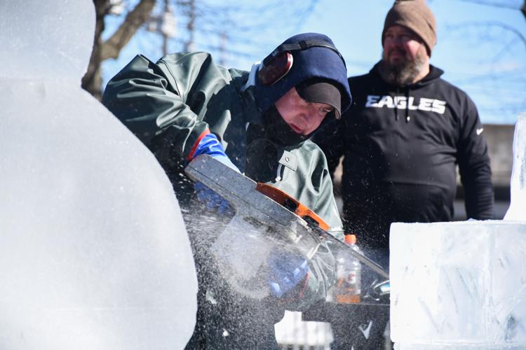 Ice sculptors gear up for 2024 Lititz Fire & Ice Festival [photos ...