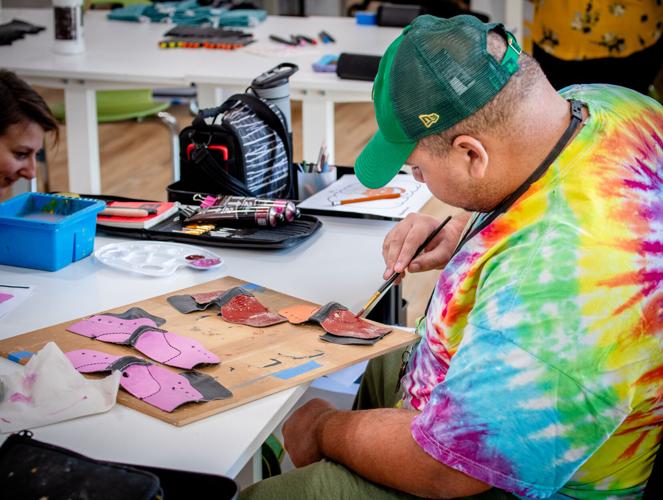 Friendship Heart artists paint clubfoot braces [photos ...