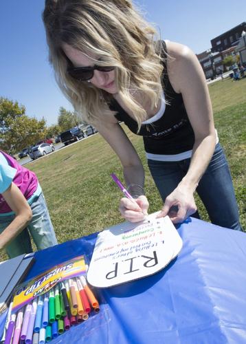 Smashing scales, burying insecurities at eating disorder awareness ...