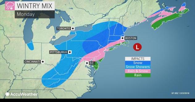 After forecasts of 1 to 3 inches of snow, wintry mix likely to bring ...