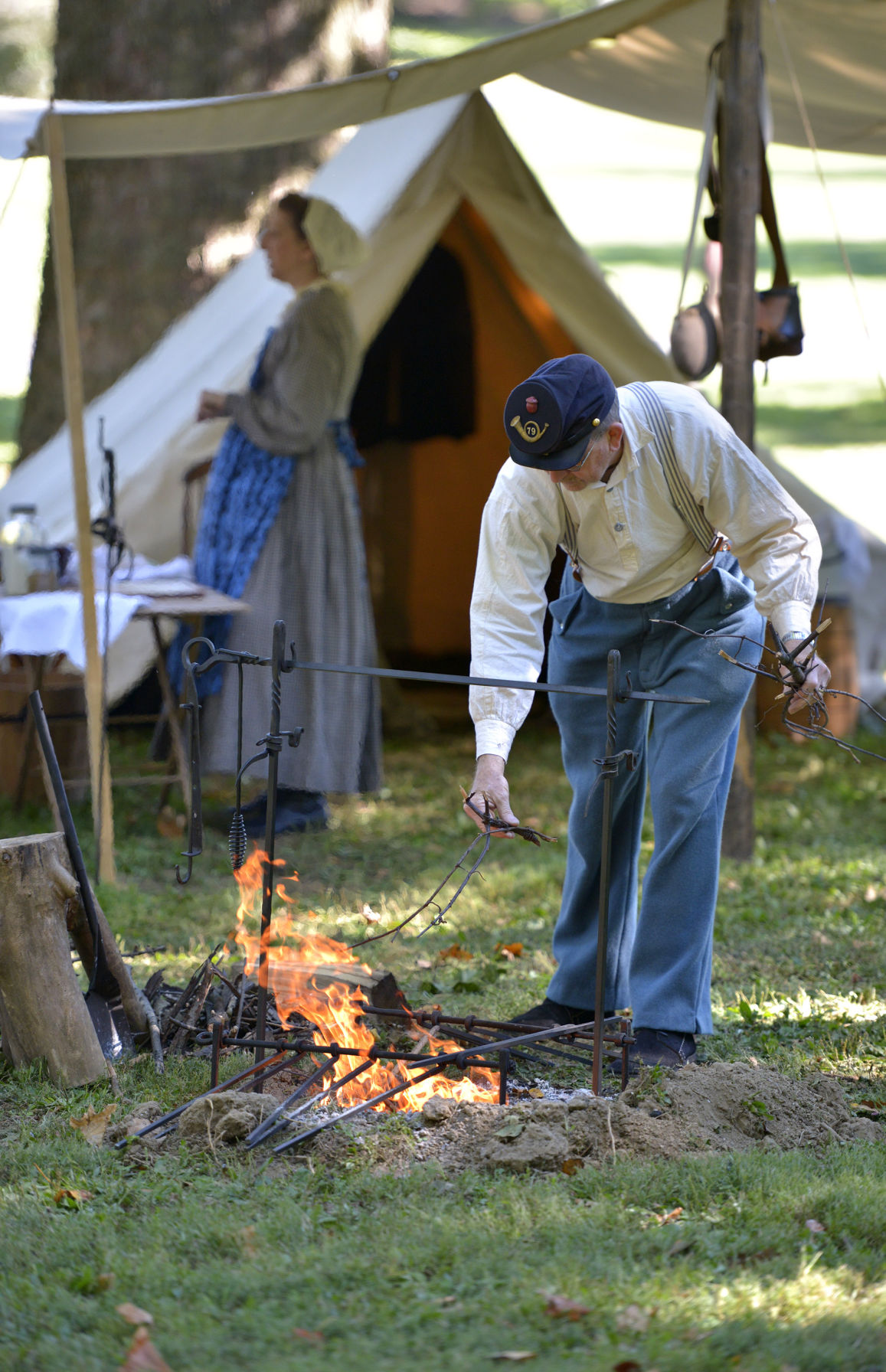A glimpse of history at Civil War encampment at Wheatland | Local News ...