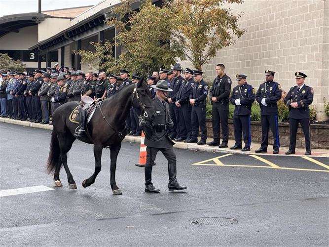 Scenes from the funeral for Northern York police officers killed in ...