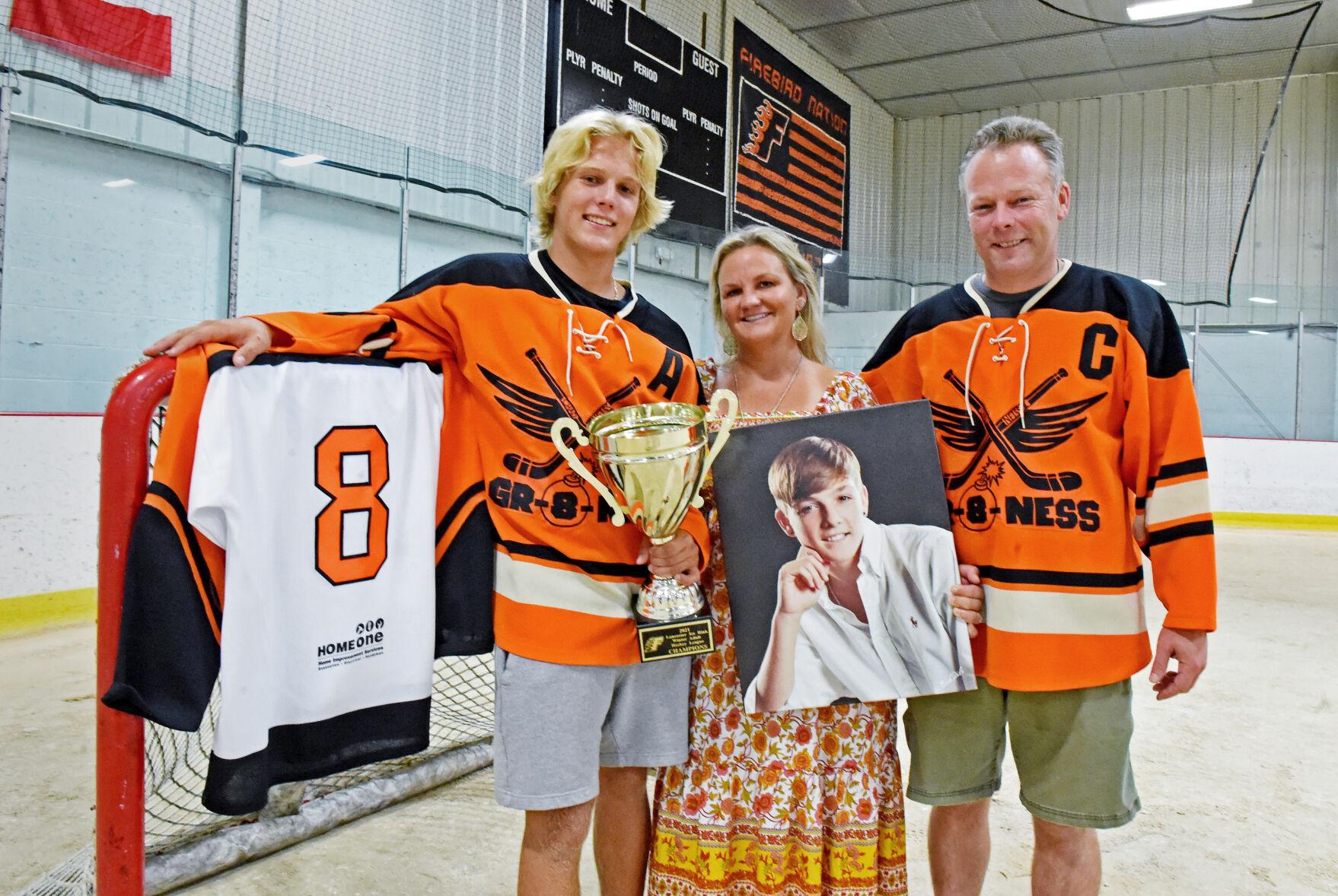 'On the ice with us': Teammates, family use hockey to honor Manheim ...