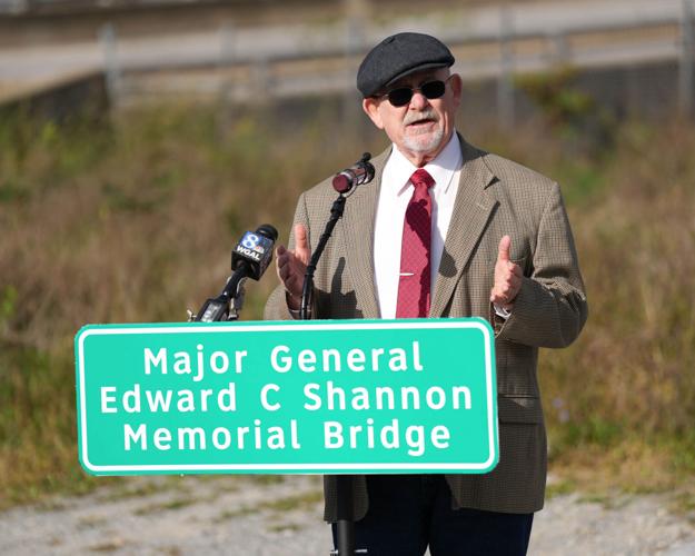 Bridge over Route 441 in Columbia dedicated to Maj. Gen. Ed Shannon ...