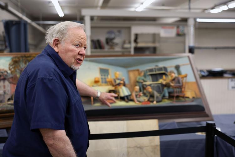 Jim Binsberger and his collection of Abner and Aaron Zook art [photos ...