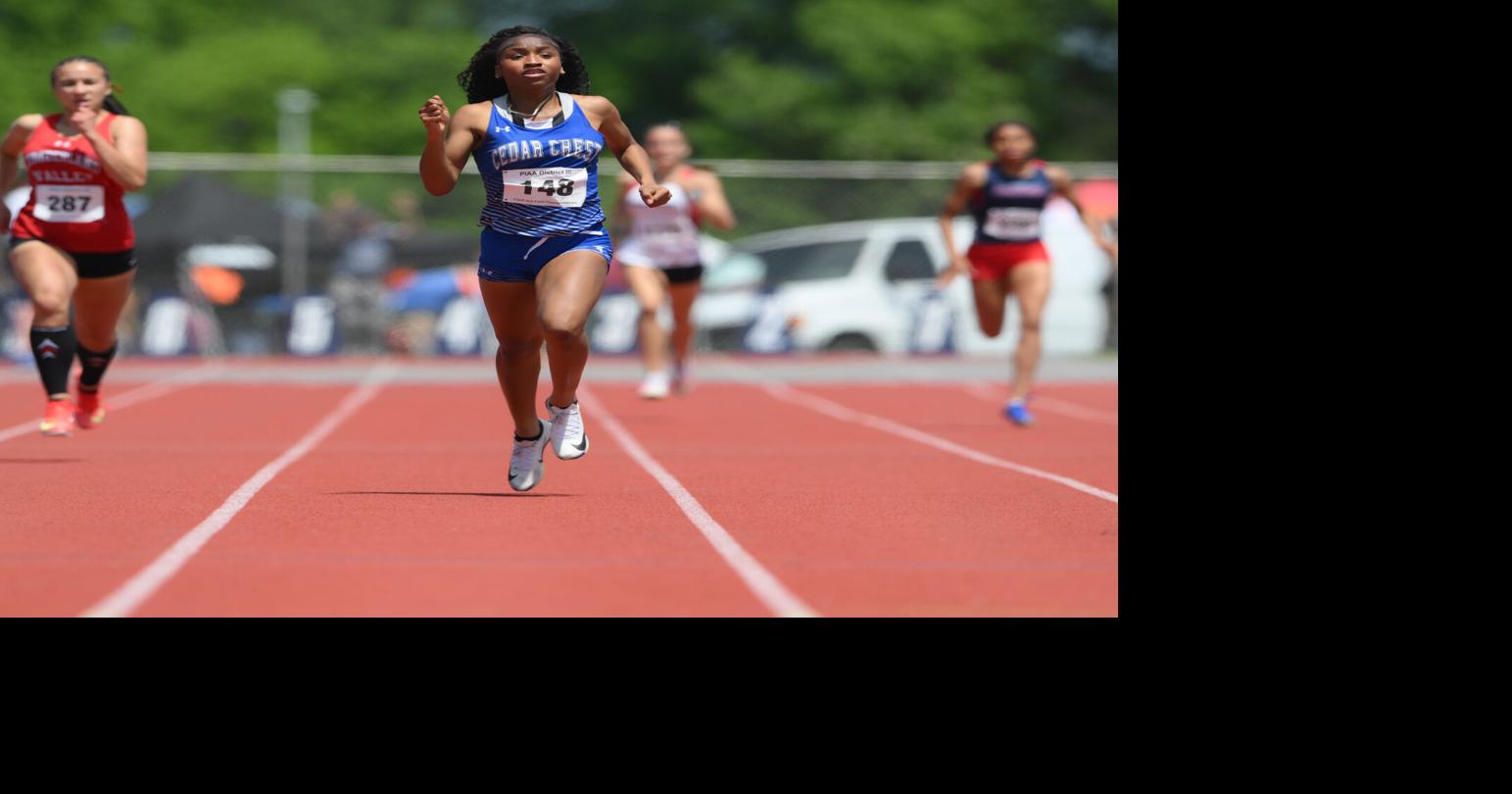 Staying relaxed, Cedar Crest junior completes District 3 Class 3A 400 ...