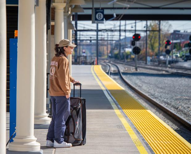 Newly renovated platform revealed at Lancaster Amtrak station [photos ...