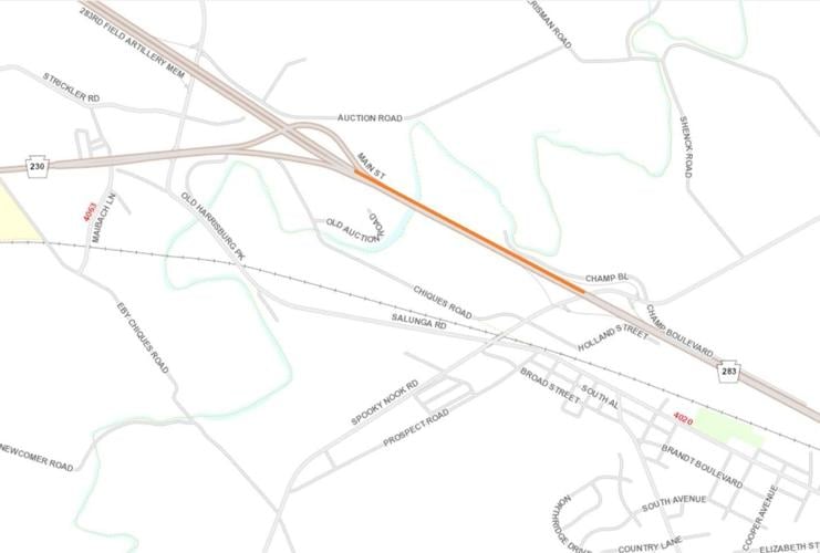 Delays expected on Route 283 this week thanks to concrete repairs ...