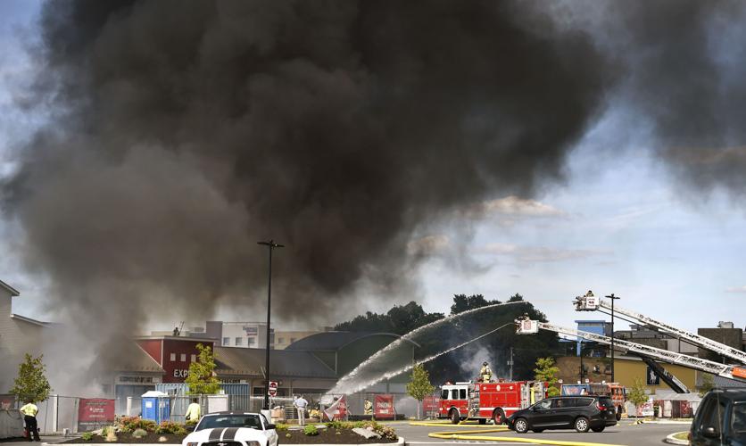 Construction site fire at Tanger Outlets in Lancaster County [photos ...